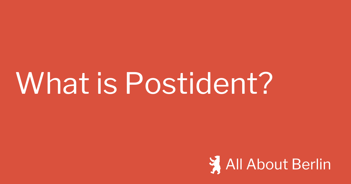 What is Postident? - All About Berlin
